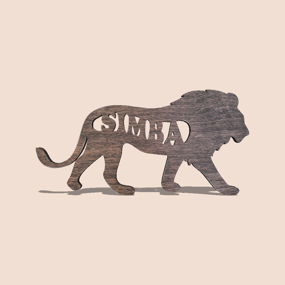 Wallpaper Lion Scroll Saw