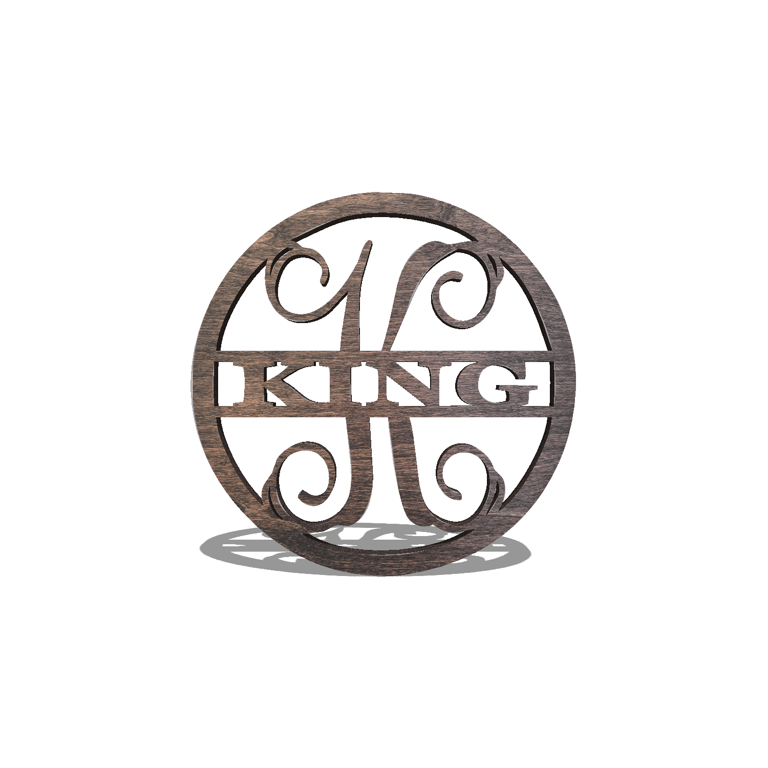 Circle Monogram K