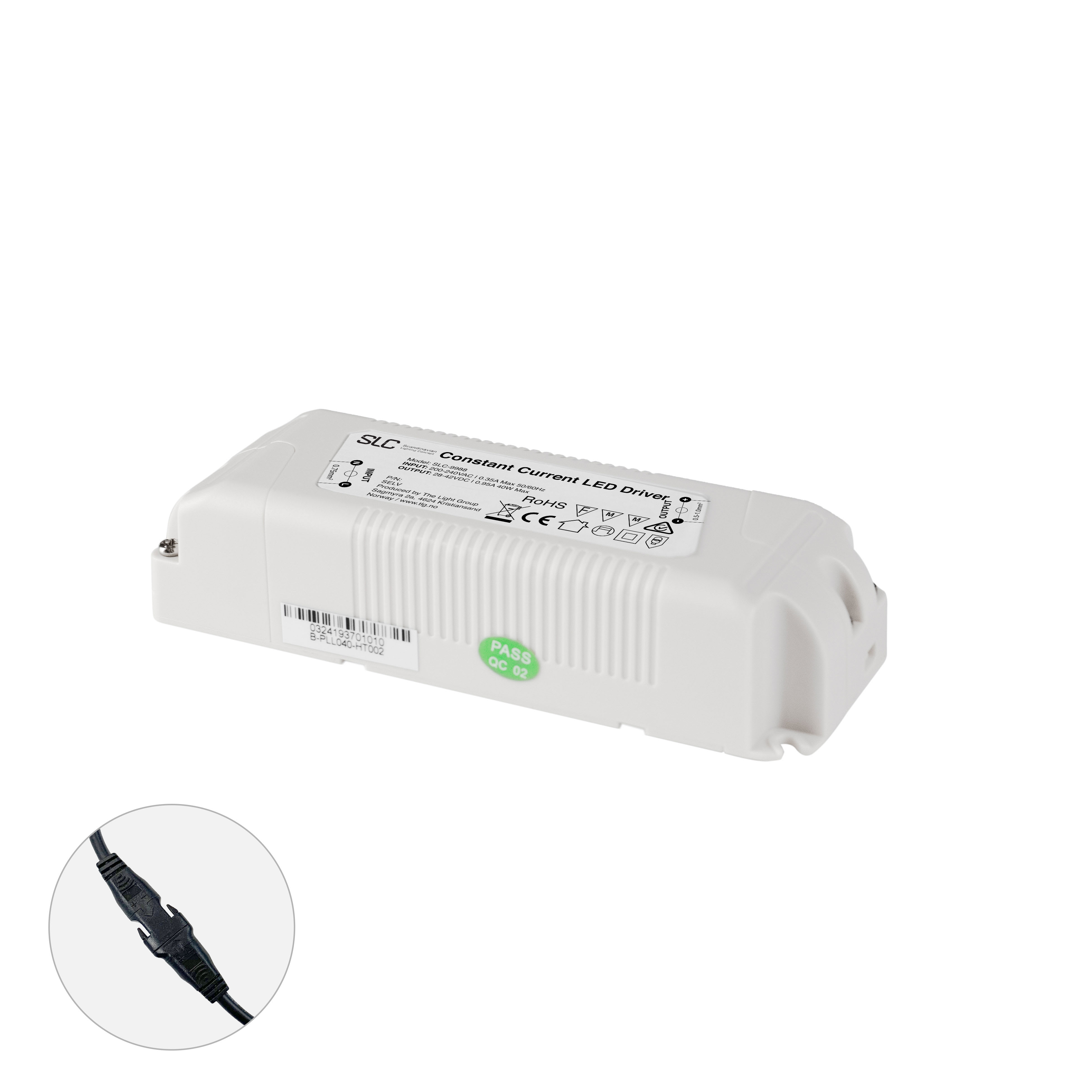 SLC LED DRIVER 800mA 40W 28-42VDC On/Off Wago The Light Group