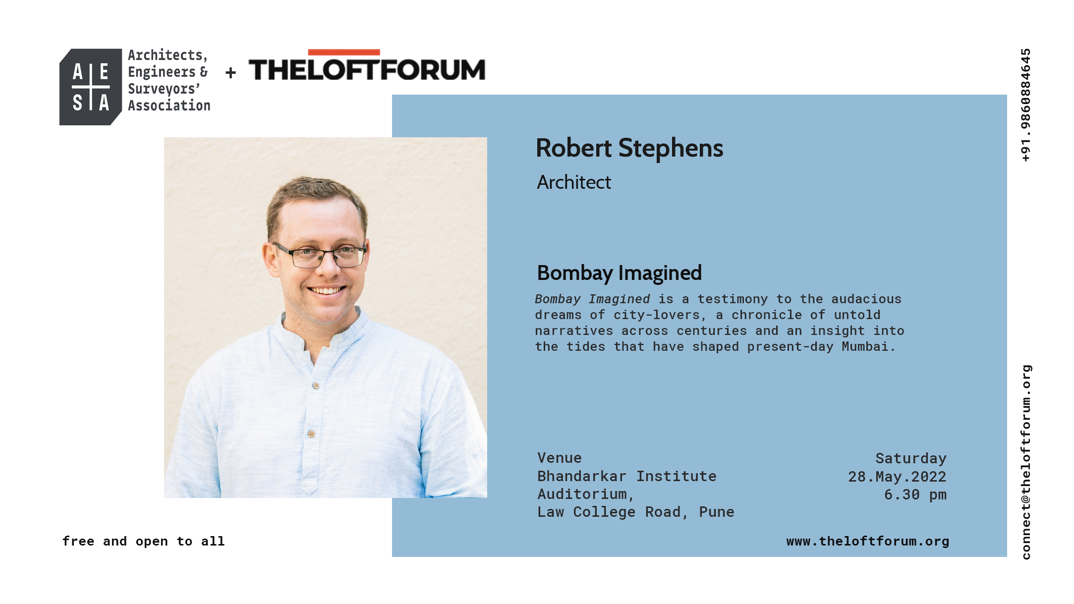 Bombay Imagined Robert Stephens Q&A | The Loft Forum