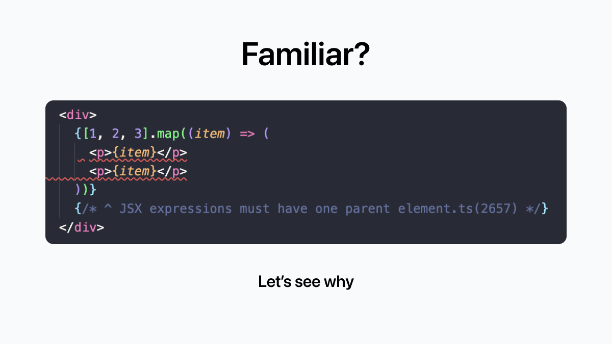 Why JSX Can Only Have One Parent Element | theodorusclarence.com Why JSX Can Only Have One Parent Element | theodorusclarence.com