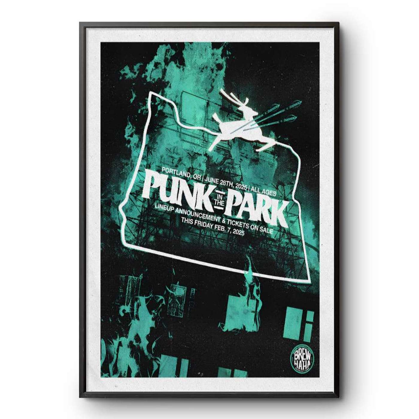 Punk In The Park June 28 2025 All Ages Portland, OR Show Poster ...