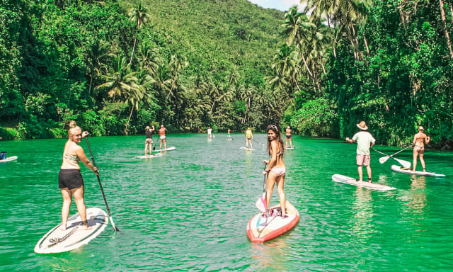 Loboc River & Busay Falls SUP Tour – Half Day