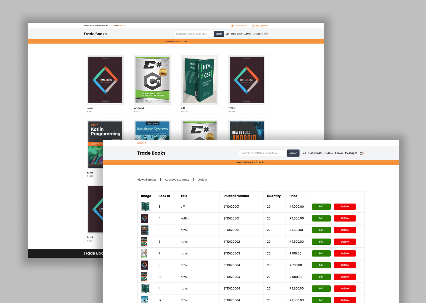 GitHub - Thiomark/trade-books: Trade Books web app allows students to buy, sell and trade ...