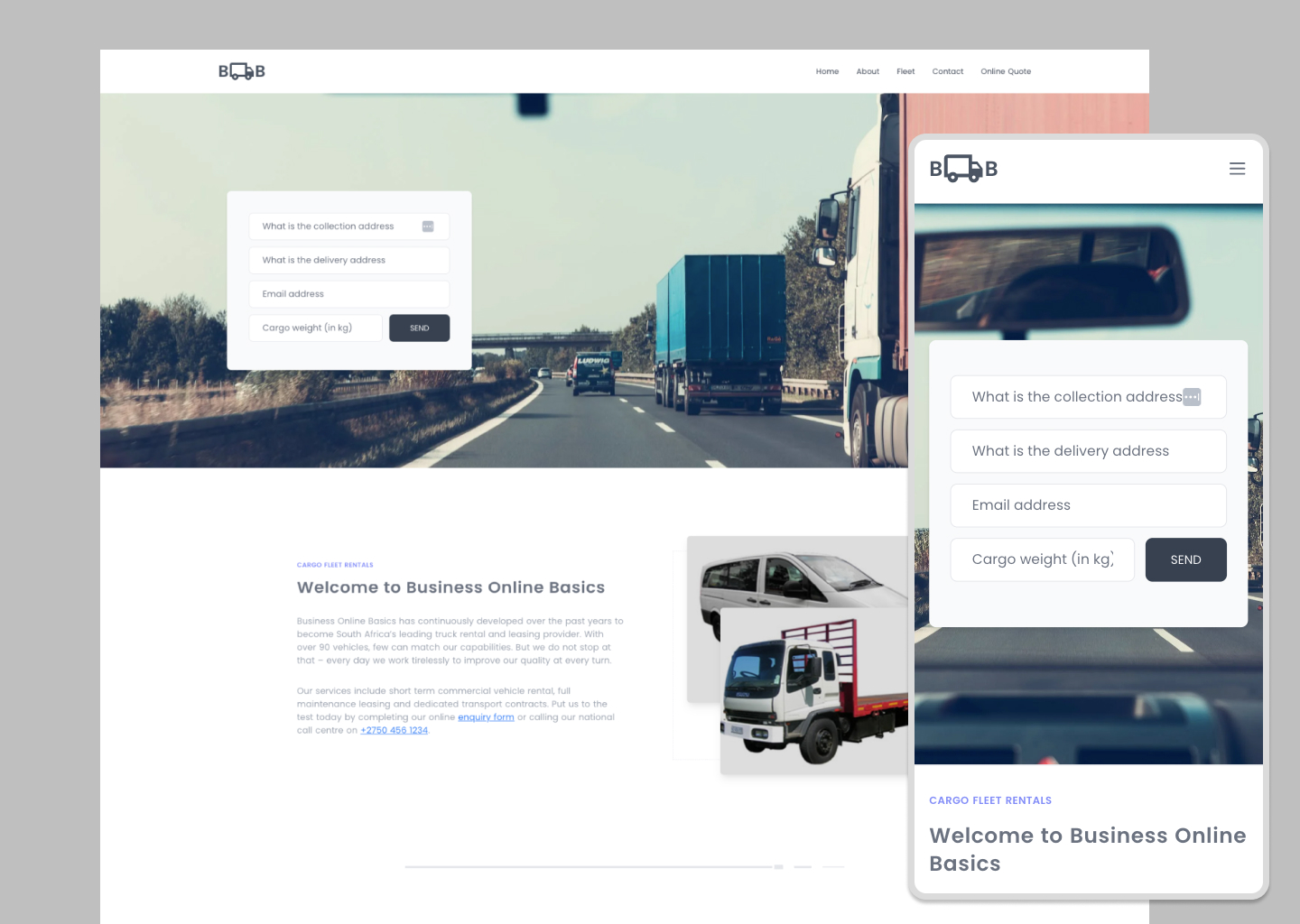 GitHub - Thiomark/cargo-fleet: Cargo fleet online site! That provides ...