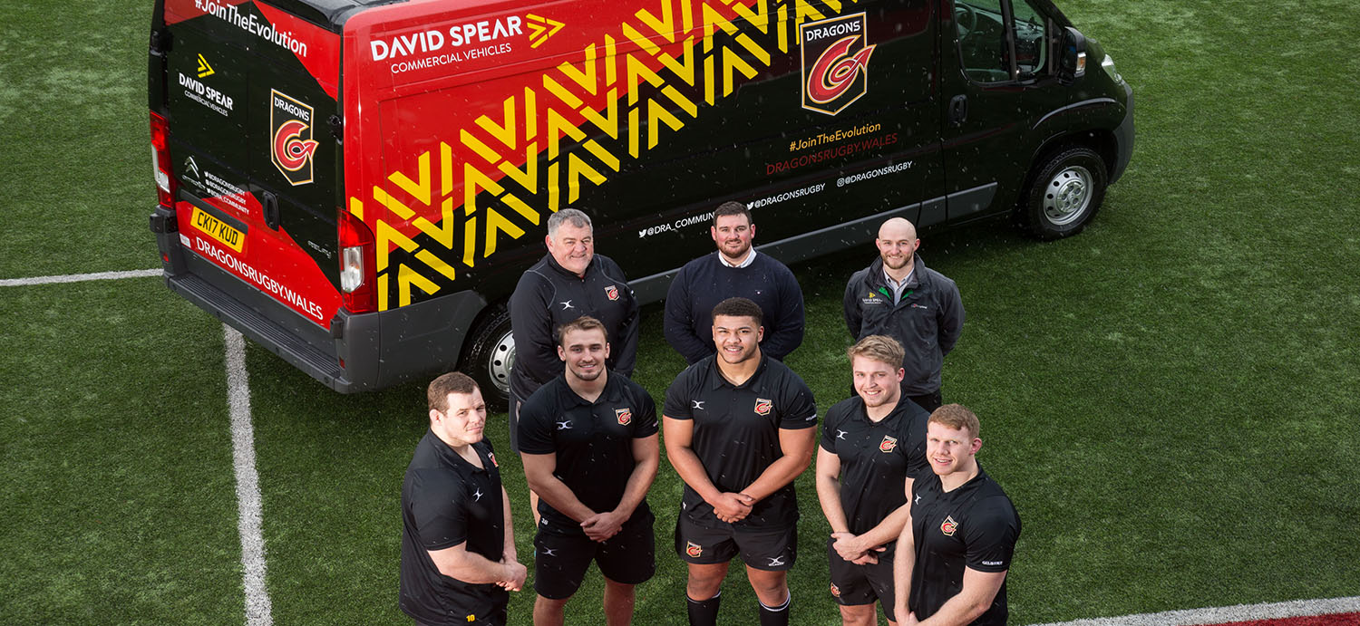 Dragon News : David Spear Delivers the Dragons To Ebbw Vale
