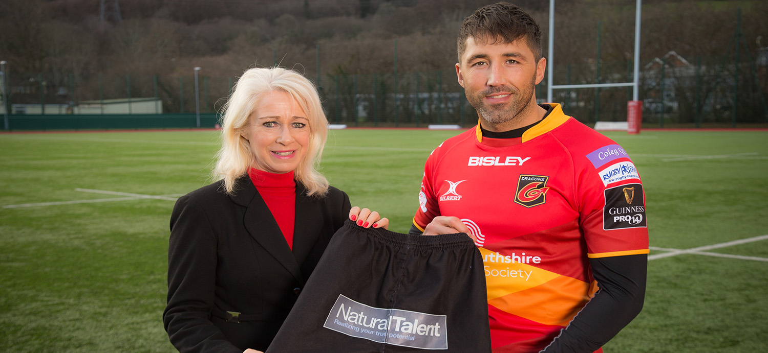 Dragon News : Natural Talent Sponsor Gavin Henson