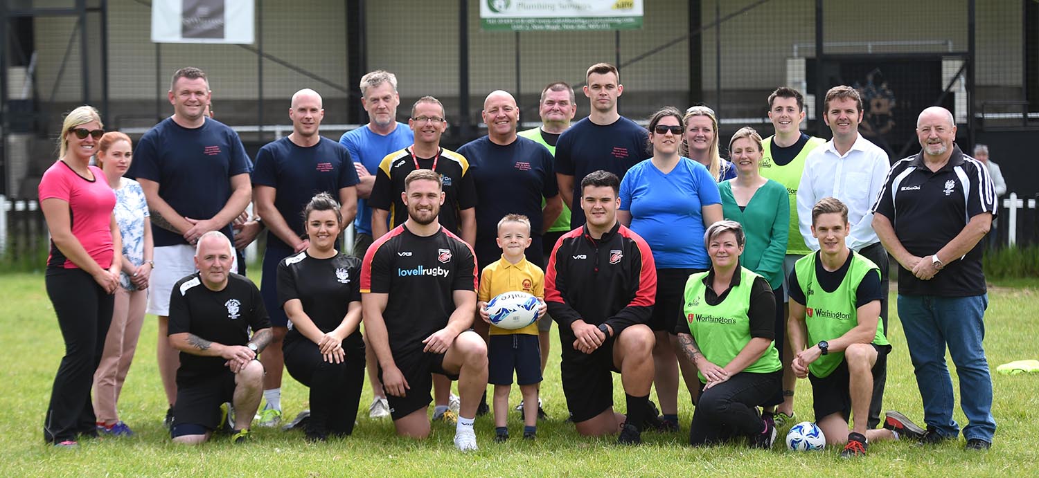 Dragon News : Dragons support Walking Rugby event