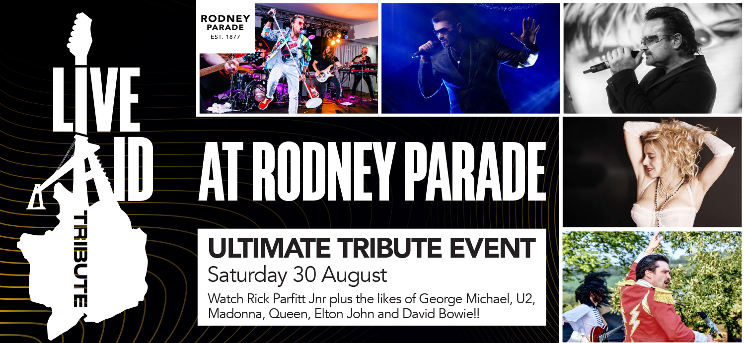 Dragon News : Live Aid Tribute Concert at Rodney Parade