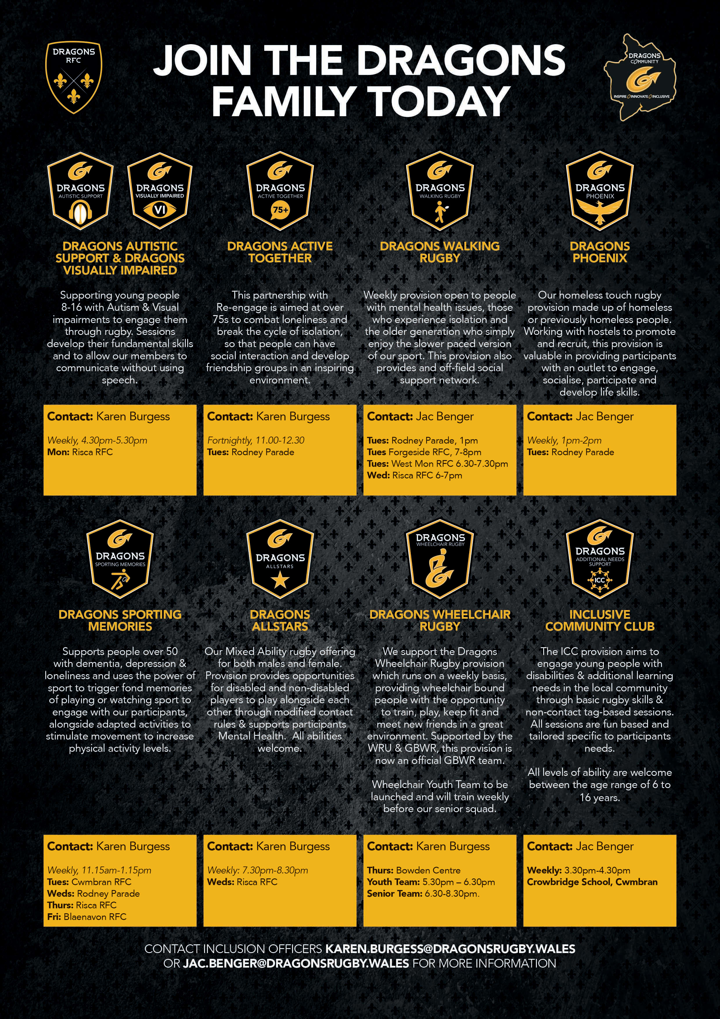 Community Timetable 2023
