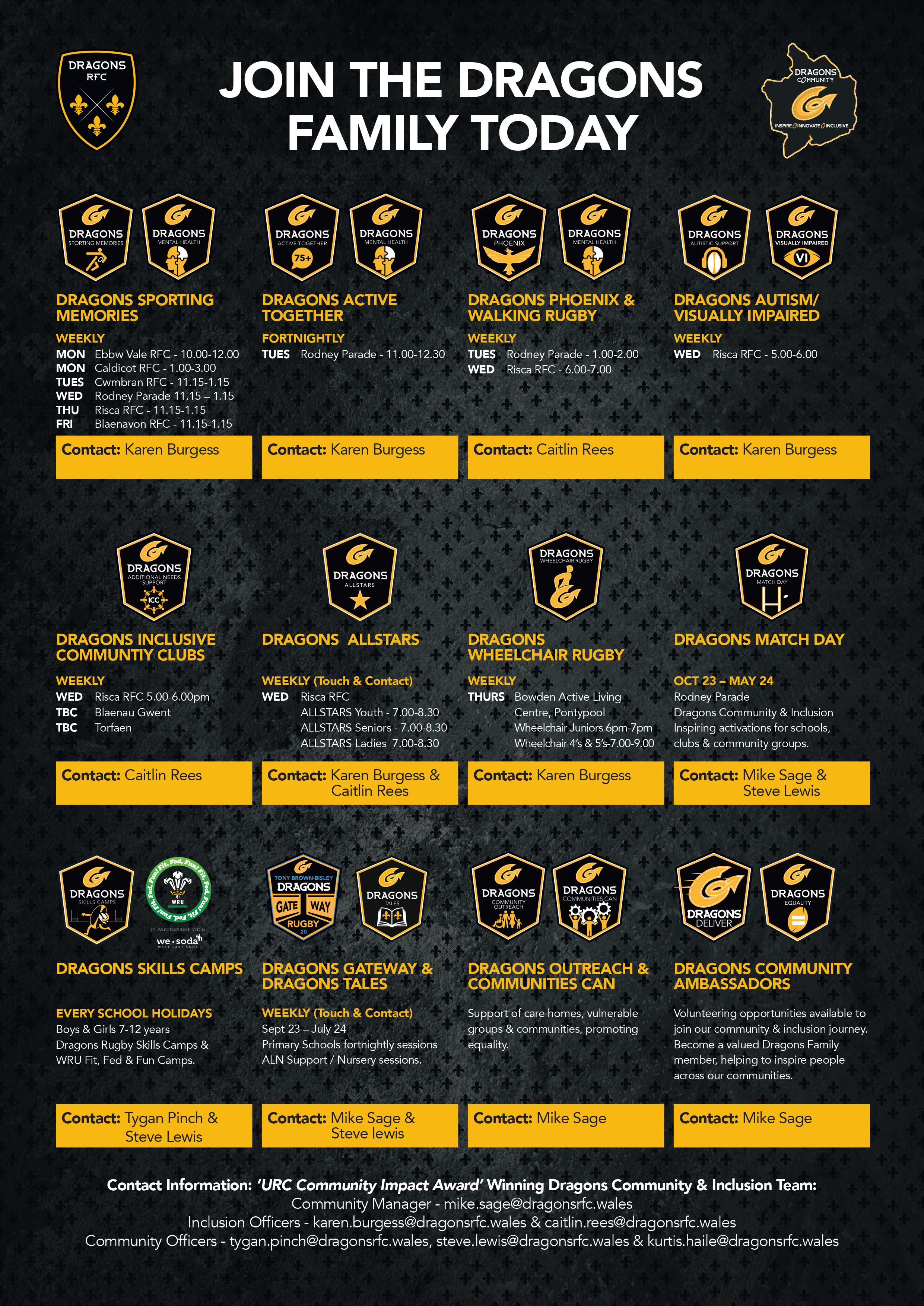 Community Timetable 2023