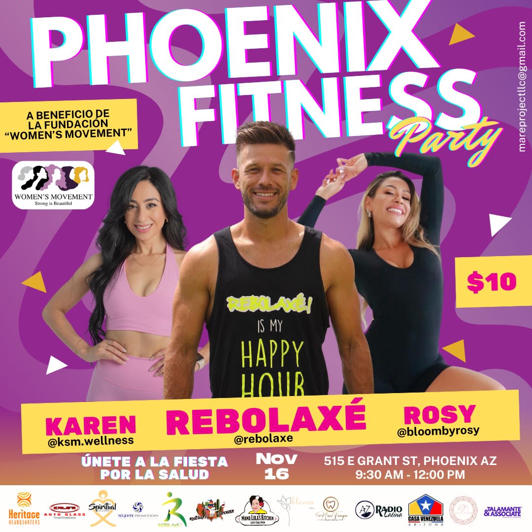 PHOENIX FITNESS | BAILANDO CON REBOLAXE FT KAREN & ROSIE Tickets ...