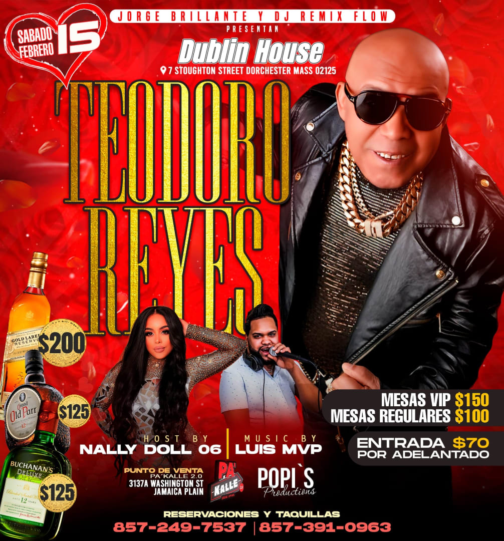 Teodoro Reyes en Concierto Tickets | Boletos - Dublin House , Boston ...