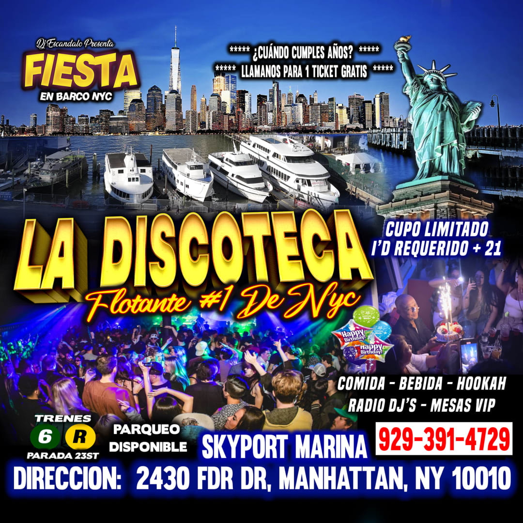 Fiesta En Barco - Manhattan New York - Cupo Limitado - 22 marzo Tickets ...