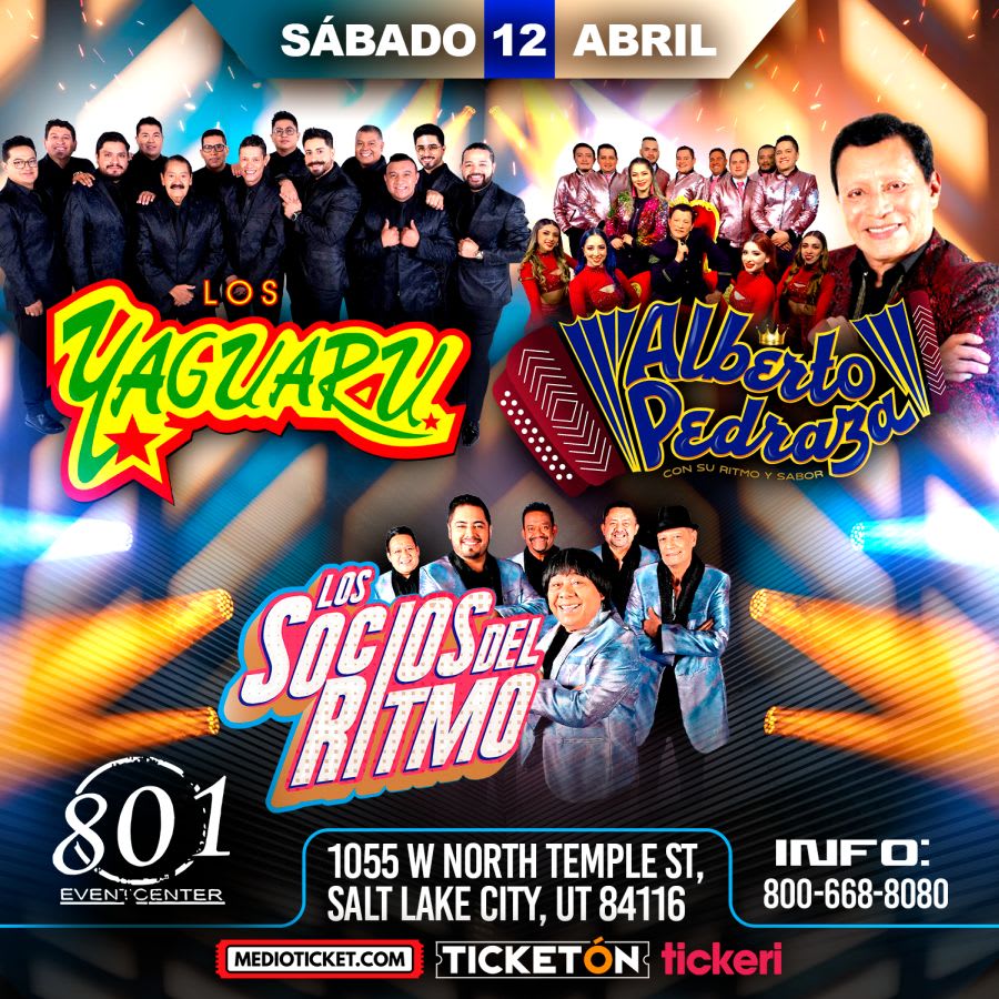 LOS YAGUARU, ALBERTO PEDRAZA Y LOS SOCIOS DEL RITMO EN SALT LAKE CITY ...