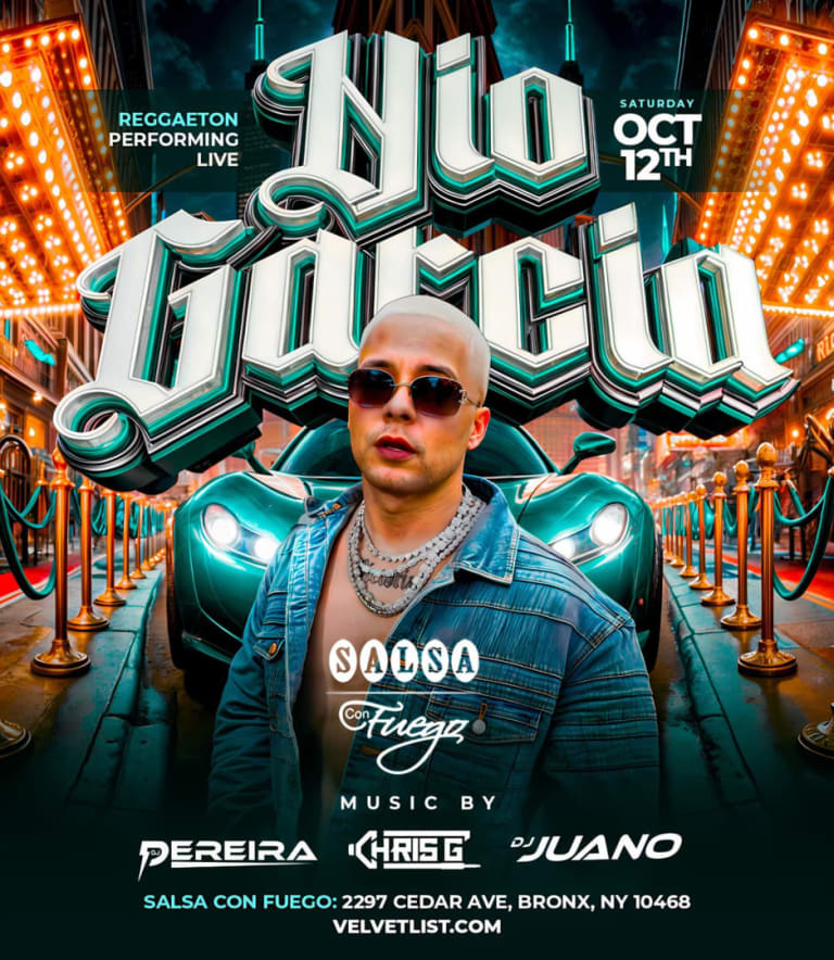Columbus Day Weekend Nio Garcia Live At Salsa Con Fuego in Bronx ...