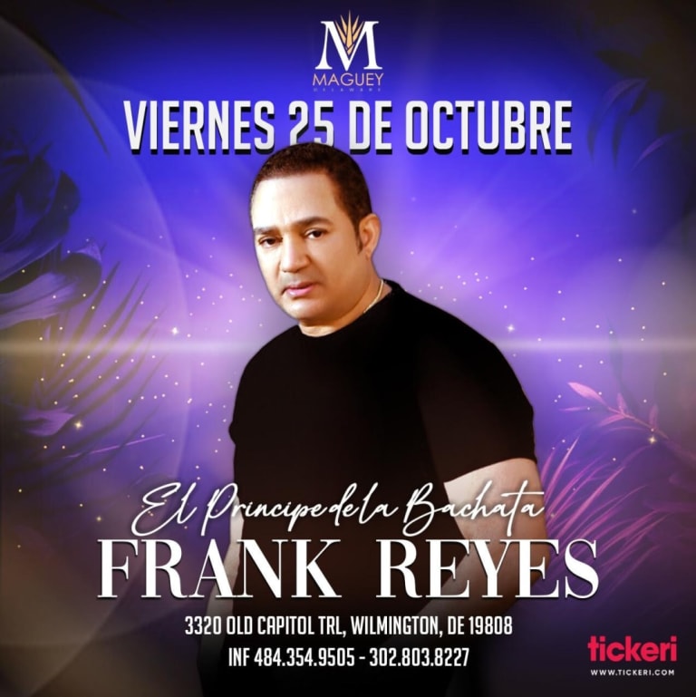 EL PRÍNCIPE DE LA BACHATA FRANK REYES!!! Tickets | Boletos - Maguey ...