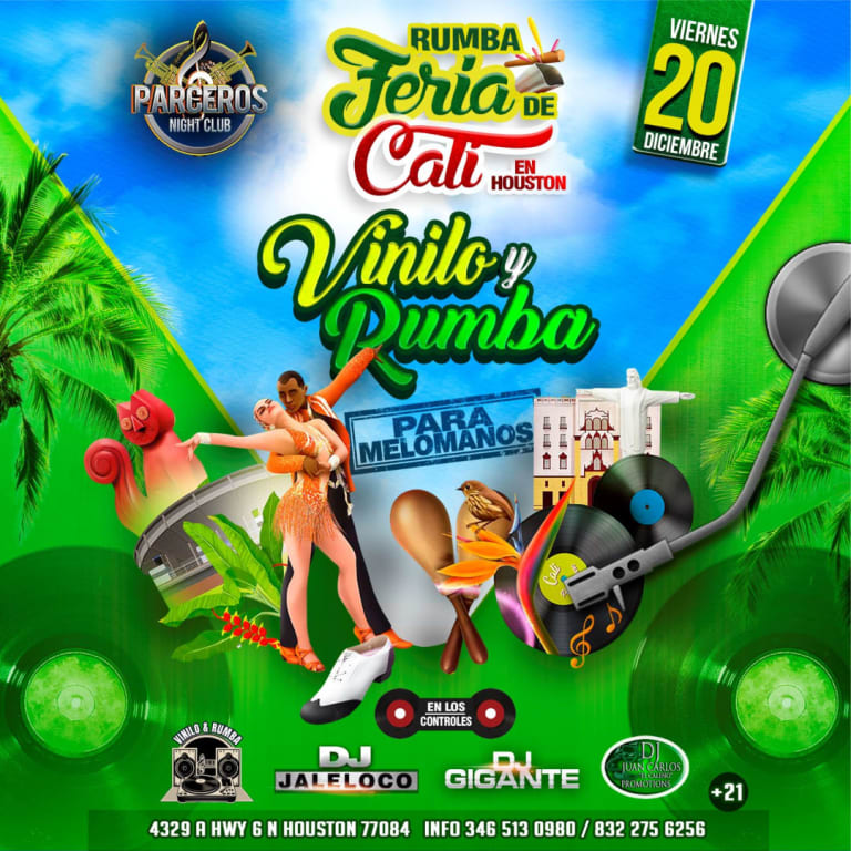 RUMBA FERIA DE CALI EN HOUSTON ! Tickets | Boletos - Parceros Night ...