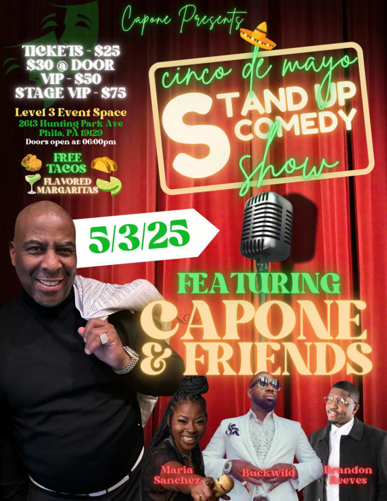 Philly Comedy Explosion, Capone & Friends Tickets | Boletos - Level 3 ...