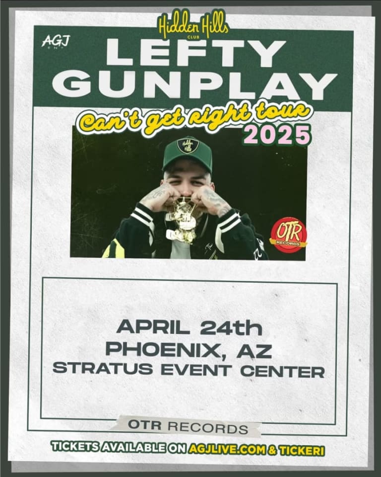 LEFTY GUNPLAY LIVE IN PHOENIX in Phoenix - Tickets 2025-04-24 | Stratus ...