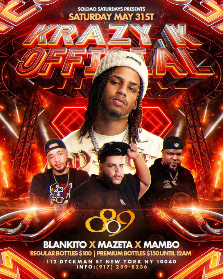 Krazy K en concierto! Tickets | Boletos - 809 bar grill, New York ...