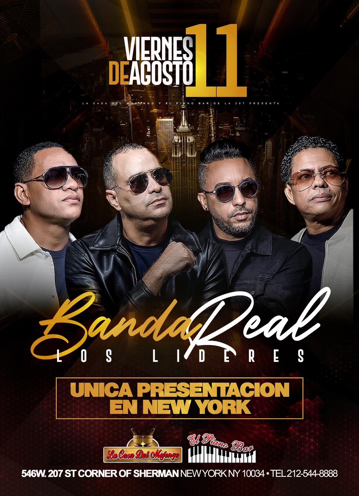 BANDA REAL Tickets | Boletos - La Casa del Mofongo & Piano Bar, New ...