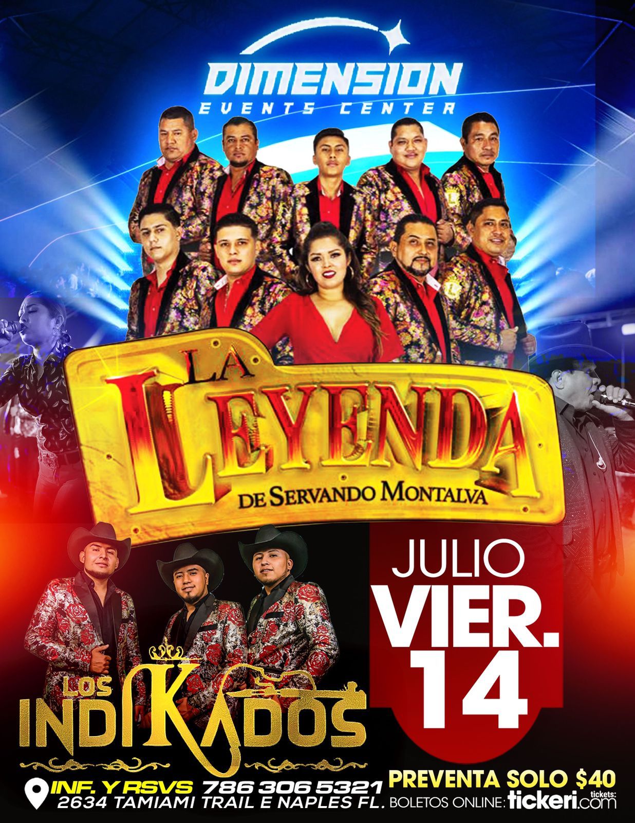 LA LEYENDA DE SERVANDO MONTALVA , LOS INDIKADOS EN CONCIERTO ! NAPLES ...