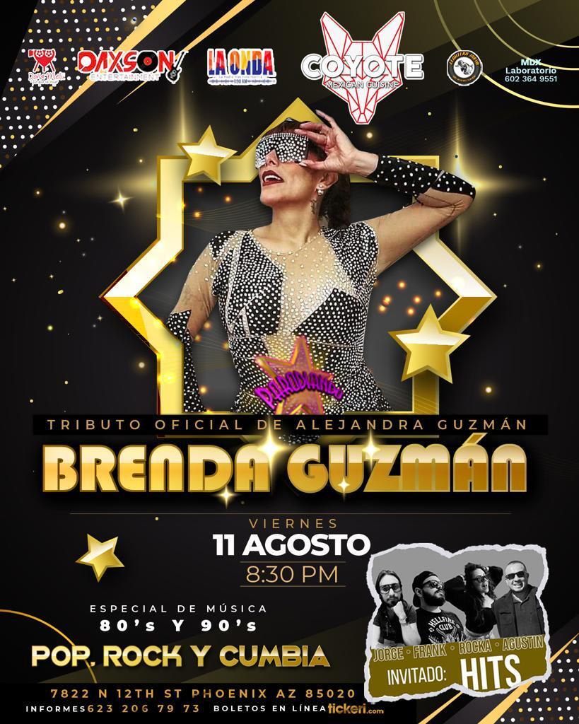 BRENDA GUZMAN TRIBUTO OFICIAL DE ALEJANDRA GUZMAN Tickets | Boletos ...