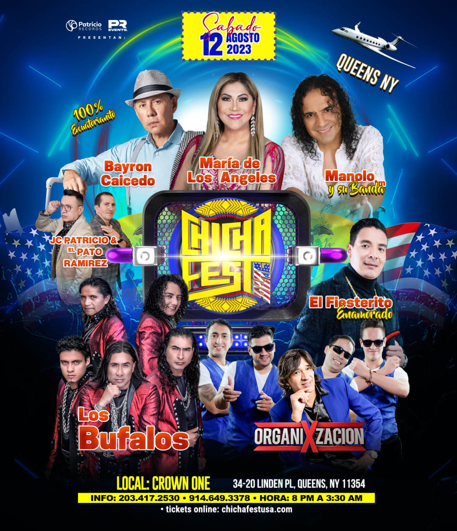 Chicha Fest USA 2023 - Queens NY Tickets | Boletos - Crown One ...