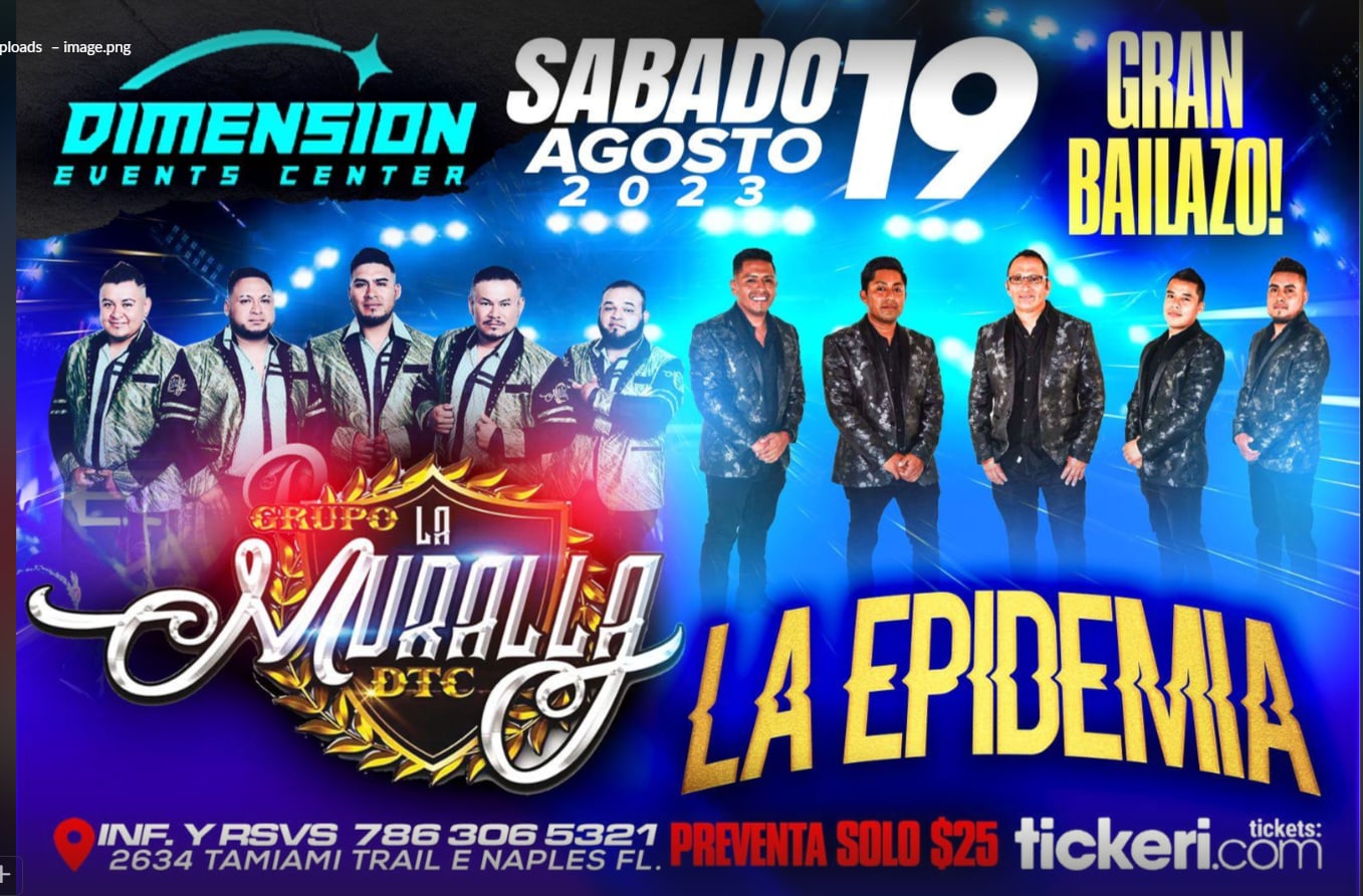 GRUPO LA MURALLA , LA EPIDEMIA EN CONCIERO ! Tickets Boletos at ...