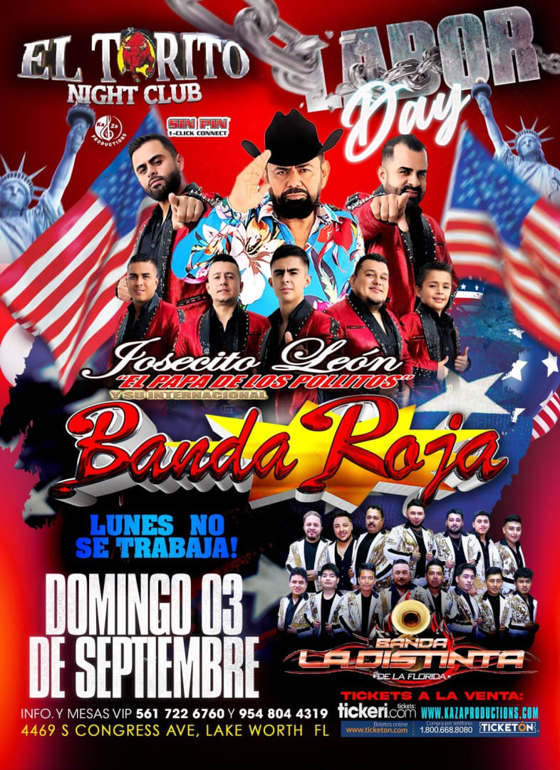 JOSECITO LEON Y SU INTERNACIONAL BANDA ROJA , BANDA LA DISTINTA EN VIVO ...