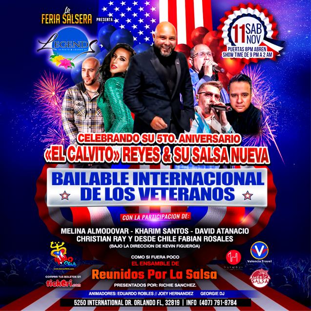 5to ANIVERSARIO DE EL CALVITO REYES & SU SALSA NUEVA, & BAILABLE DE LOS ...