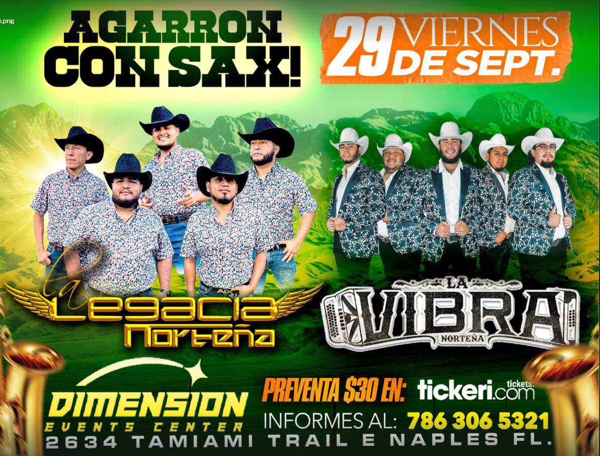 LA LEGACIA NORTEÑA , LA VIBRA NORTEÑA EN VIVO ! Tickets Boletos at ...