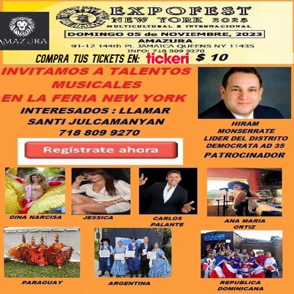 EXPOFEST NEW YORK MULTICULTURAL INTERNACIONAL Tickets | Boletos ...