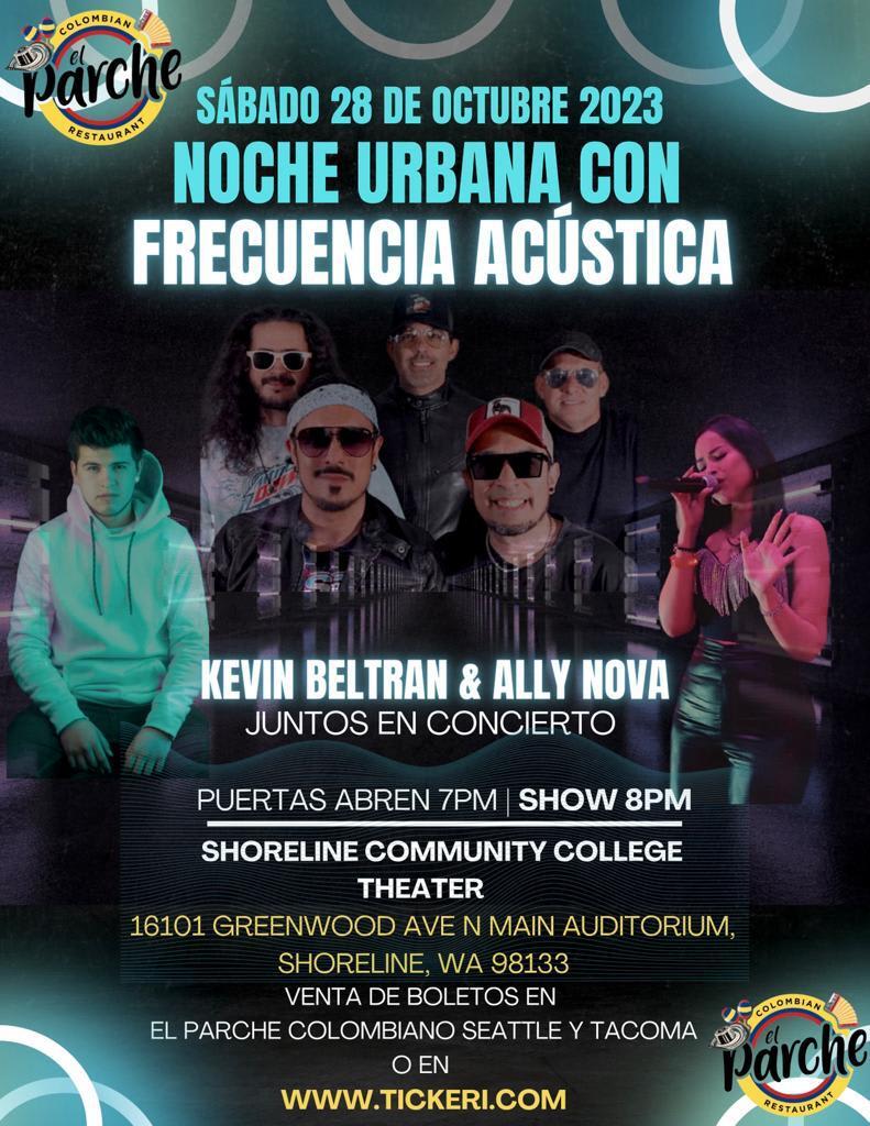 NOCHE URBANA CON FRECUENCIA ACUSTICA CON KEVIN BELTRAN & ALLY NOVA ...