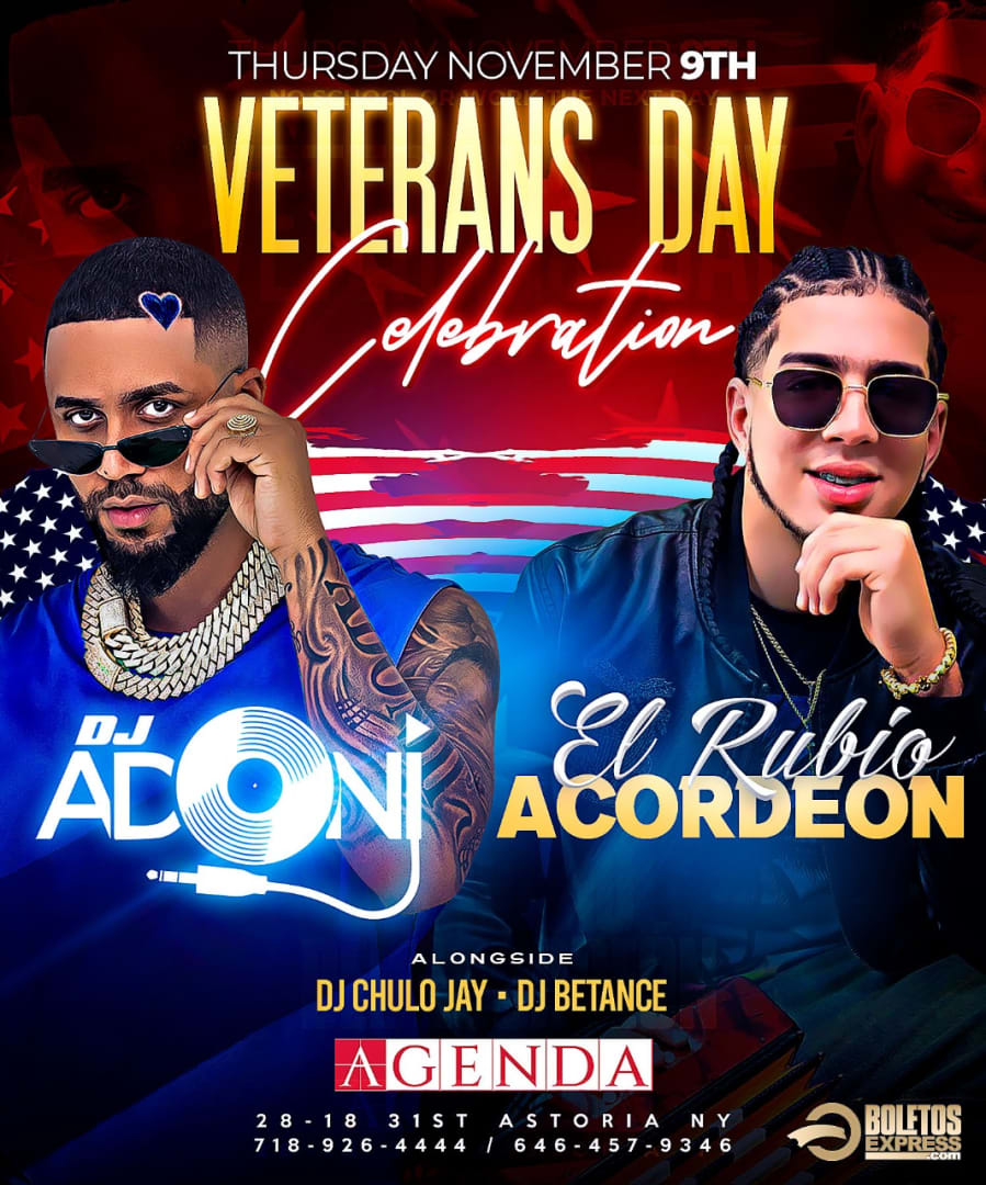 DJ Adonis & El Rubio Acordeón Tickets Boletos at Agenda | Astoria, New ...