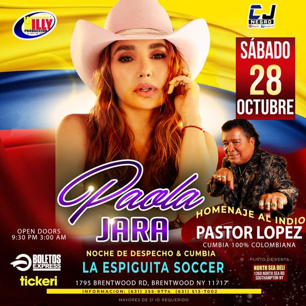 PAOLA JARA EN CONCIERTO ! in Brentwood - Tickets 2023-10-28 | La ...