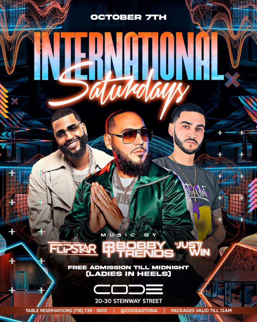 International Saturdays Columbus Day Weekend DJ Bobby Trends Live At ...
