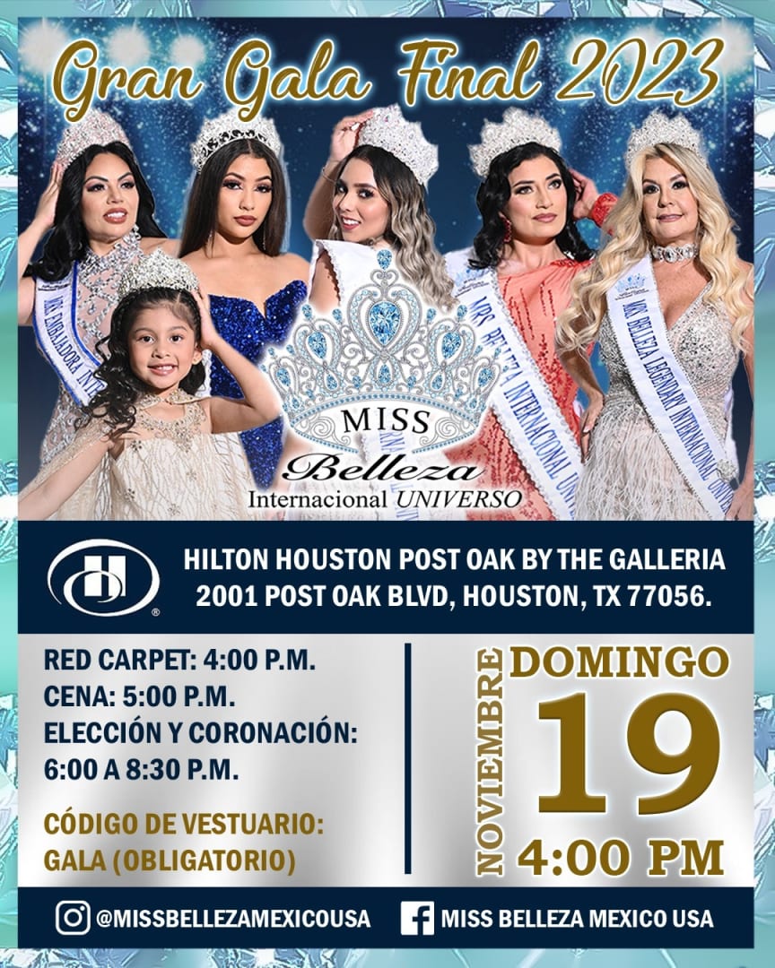 Elección y coronación del Miss Belleza México Usa y Miss Belleza ...