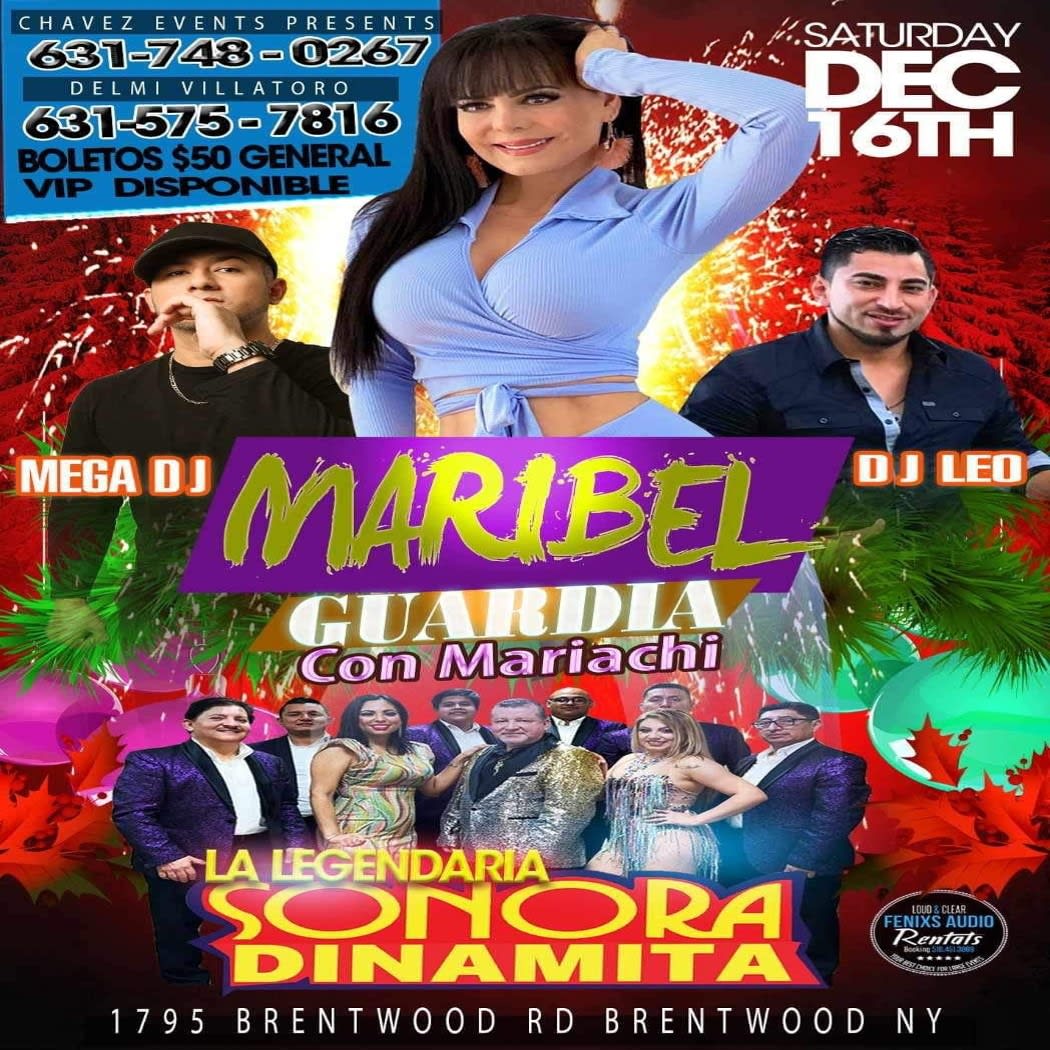 MARIBEL GUARDIA CON MARIACHI , LA LEGENDARIA SONORA DINAMITA EN VIVO ...