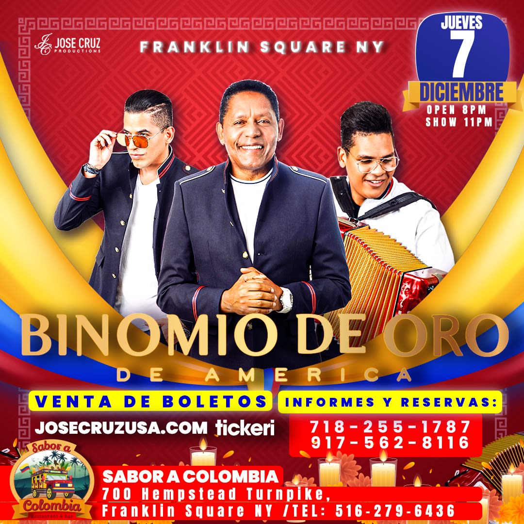 BINOMIO DE ORO EN UN CONCIERTO VIP Tickets | Boletos - Sabor a Colombia ...