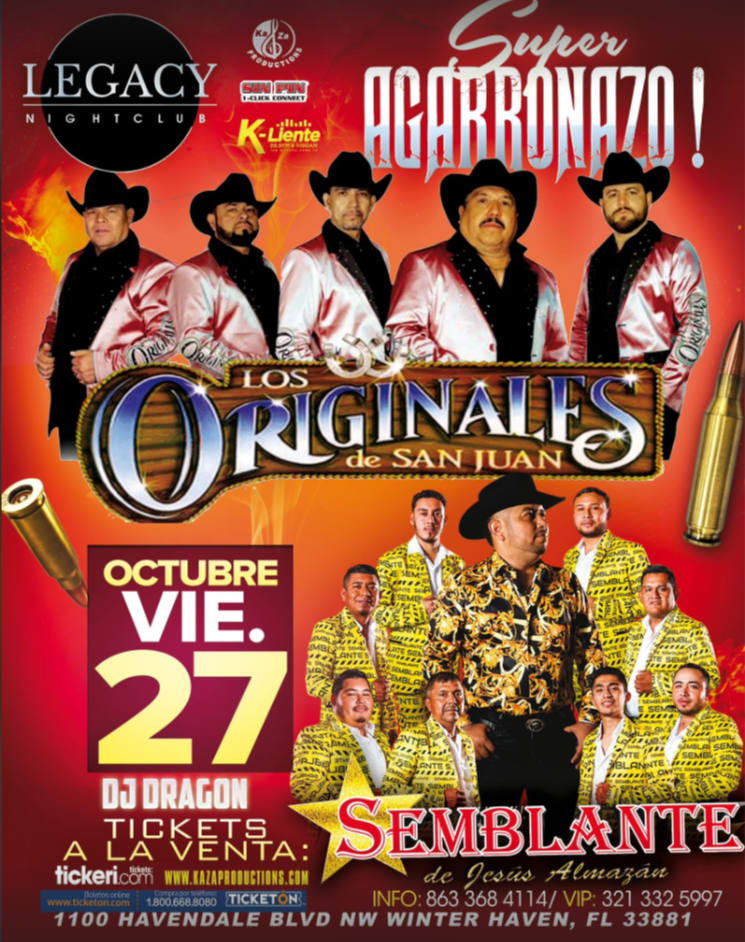 LOS ORIGINALES DE SAN JUAN , SEMBLANTE DE JESUS ALMAZAN EN VIVO ...