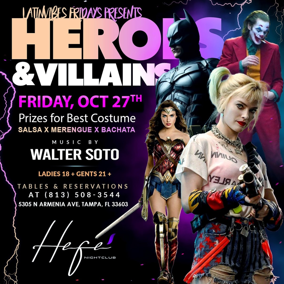 Latin Vibes Fridays at Hefe Nightclub "Noche Latina" in Tampa - Tickets ...