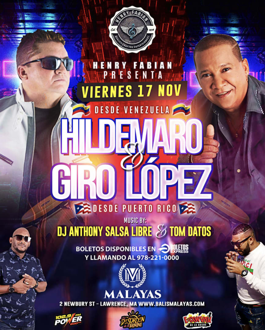 HIDELMARO Y GIRO LOPEZ EN CONCIERTO ! Tickets | Boletos - Malayas ...