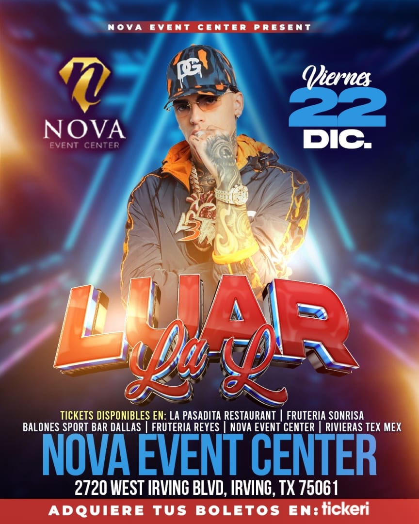 LUAR LA L EN VIVO ! in Irving - Tickets 2023-12-22 | Nova Event Center
