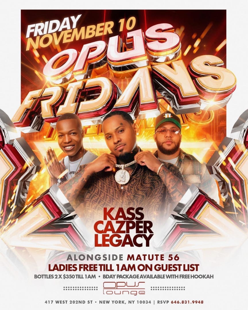 Opus Fridays Romeo Santos Concert After Party At Opus in New York ...