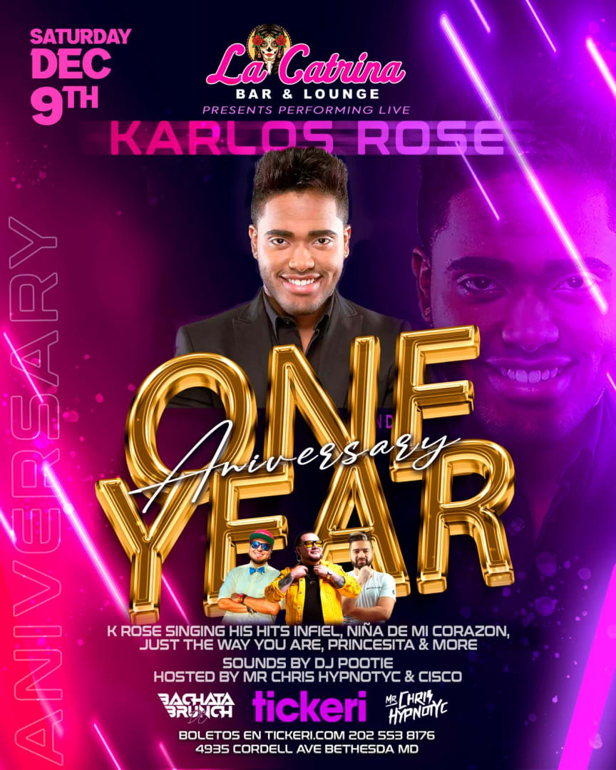 KARLOS ROSE CELEBRANDO EL 1ER ANNIVERSARIO DE LA CATRINA BAR AND LOUNGE ...