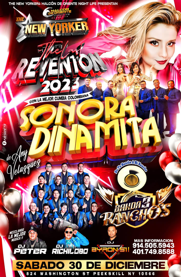 THE LAST REVENTON NY LA SONORA DINAMITA Y BANDA TRES RANCHO Tickets ...