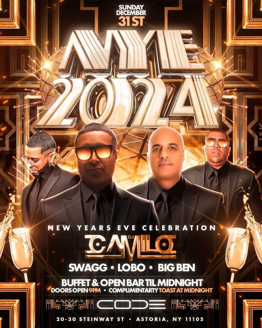 NYE 2024 DJ Camilo Live At Code Astoria in Astoria - Tickets 2023-12-31 ...