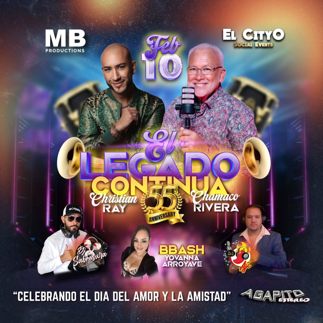 CHAMACO RIVERA Y CHRISTIAN REY EL LEGADO CONTINUA Tickets | Boletos ...